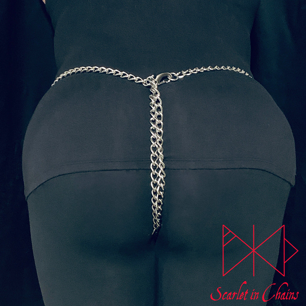 As Above So Below body harness – Scarlet in Chains