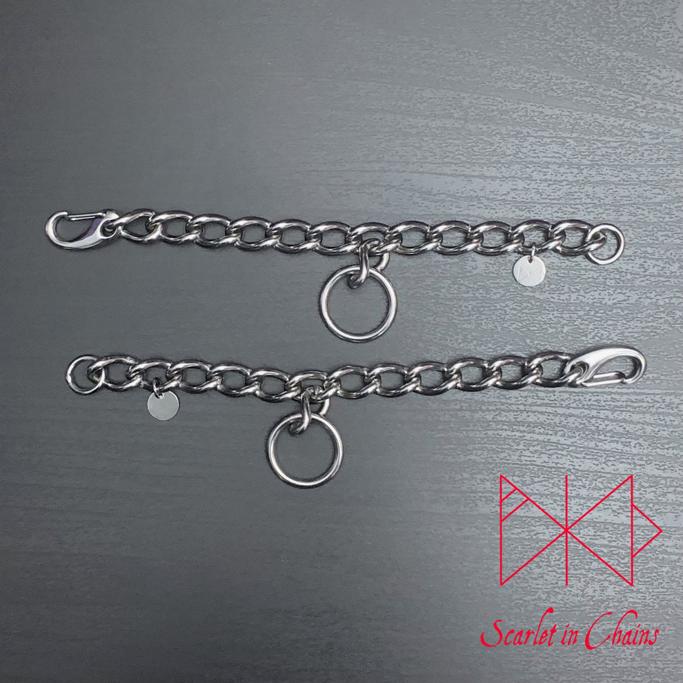 Pair of Rockstar Wrist Cuffs – Scarlet in Chains